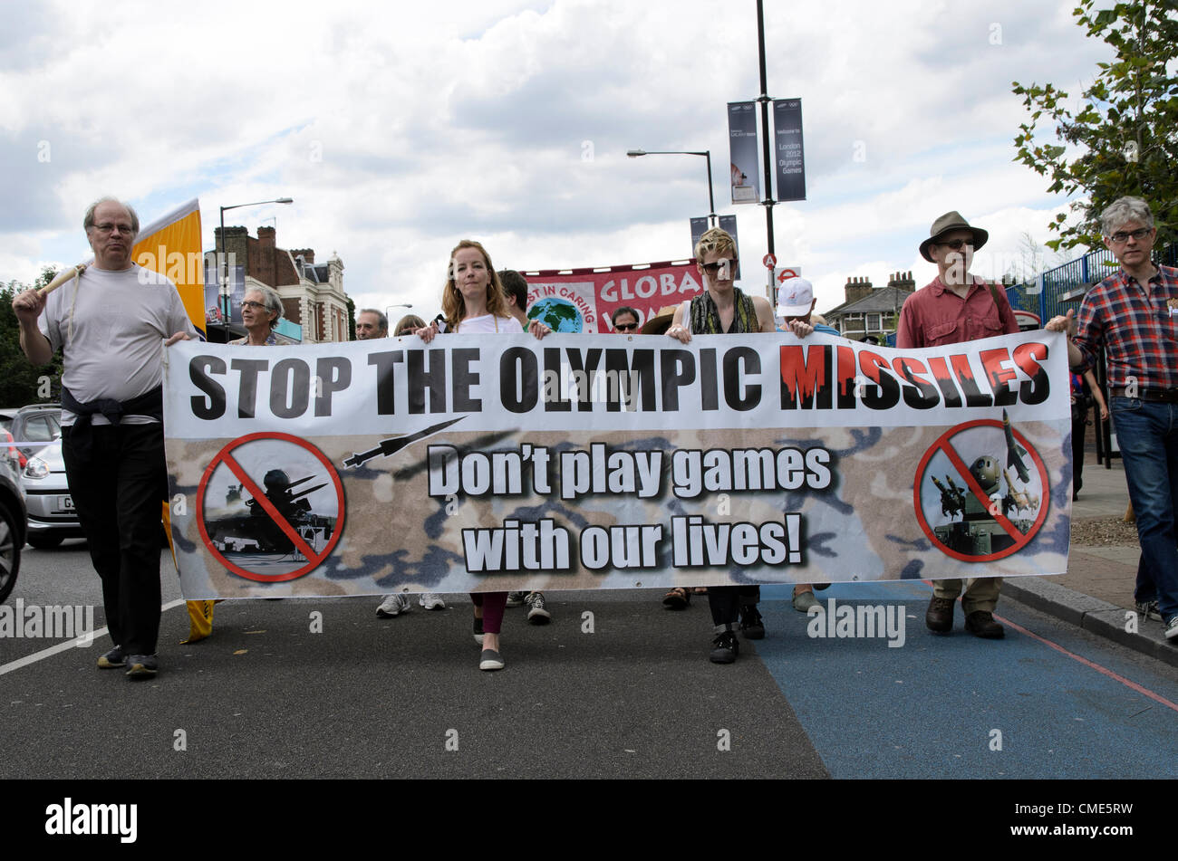 Olympics protest banner anti hi-res stock photography and images - Alamy