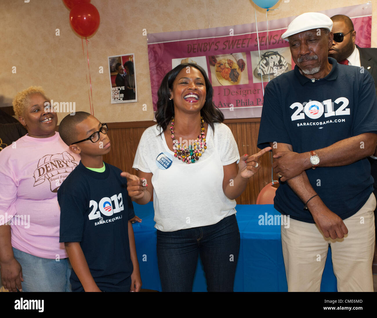 July 28, 2012 - Philadelphia, Pennsylvania, U.S - Actress, NIA LONG ...