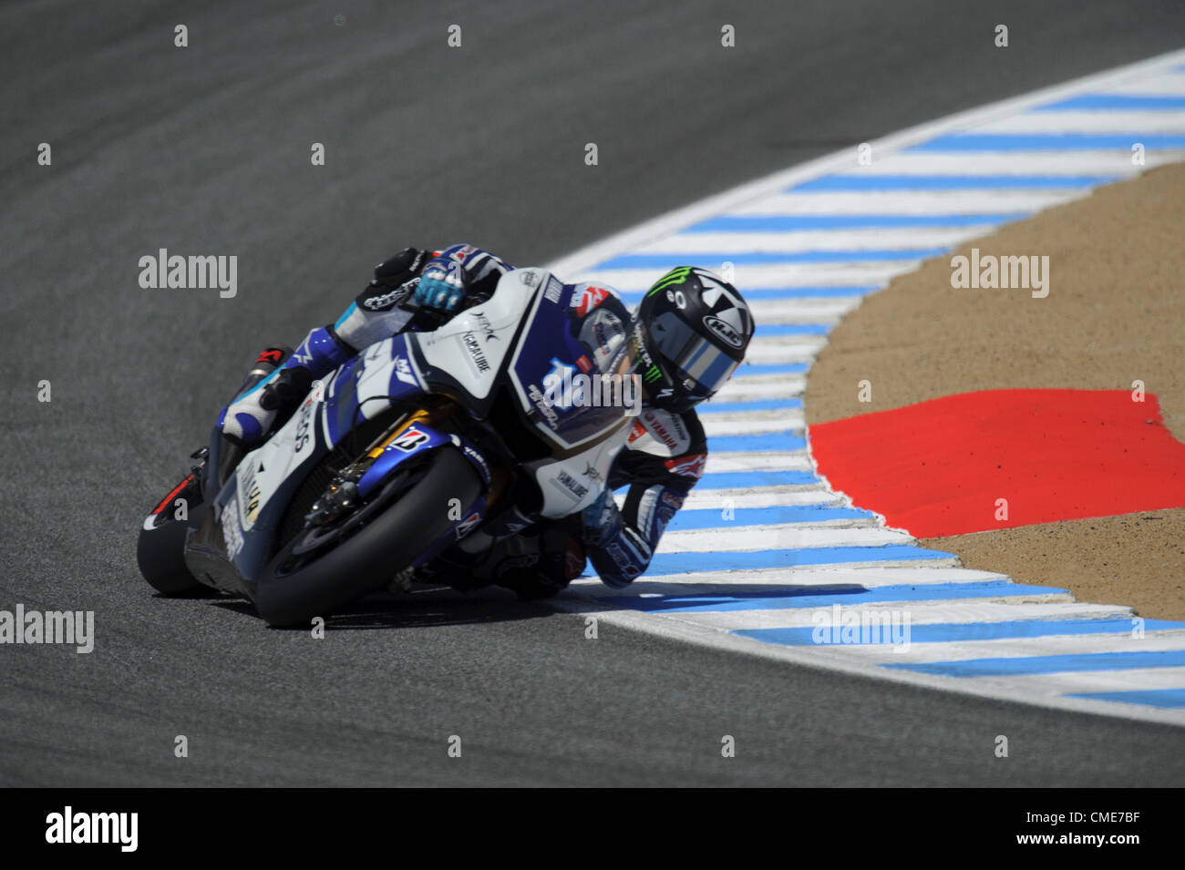 July 28, 2012 - Monterey, California, U.S. - Yamaha Factory Racing ...