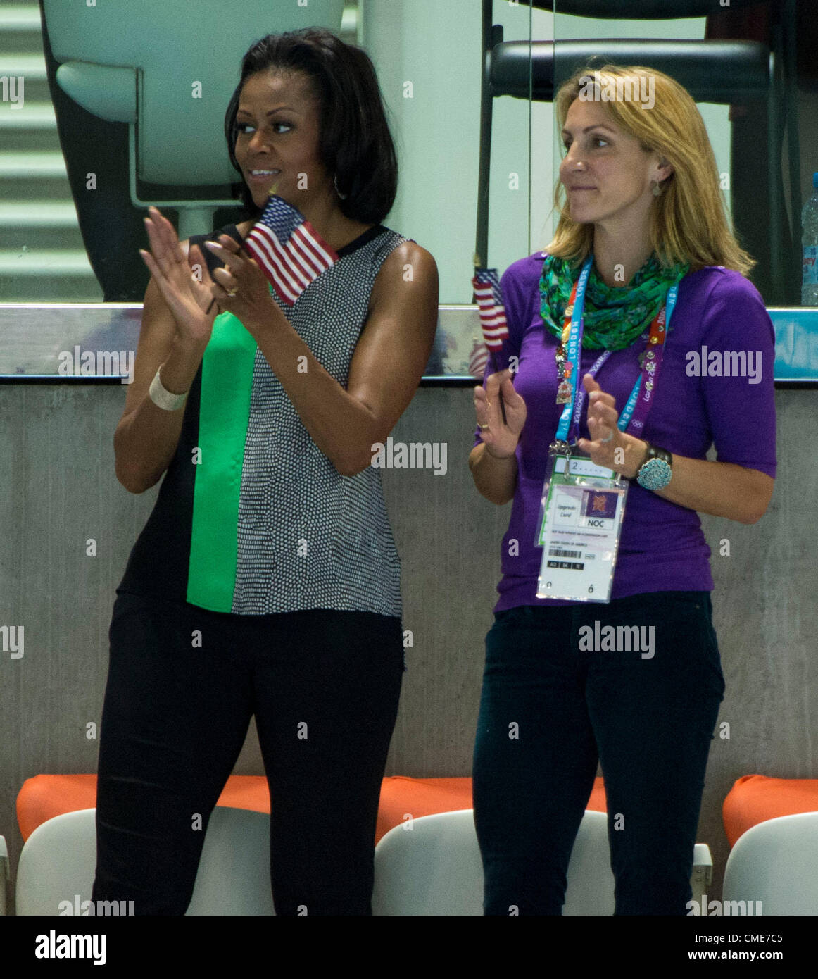 July 28, 2012 - London, England, United Kingdom - First Lady MICHELLE ...