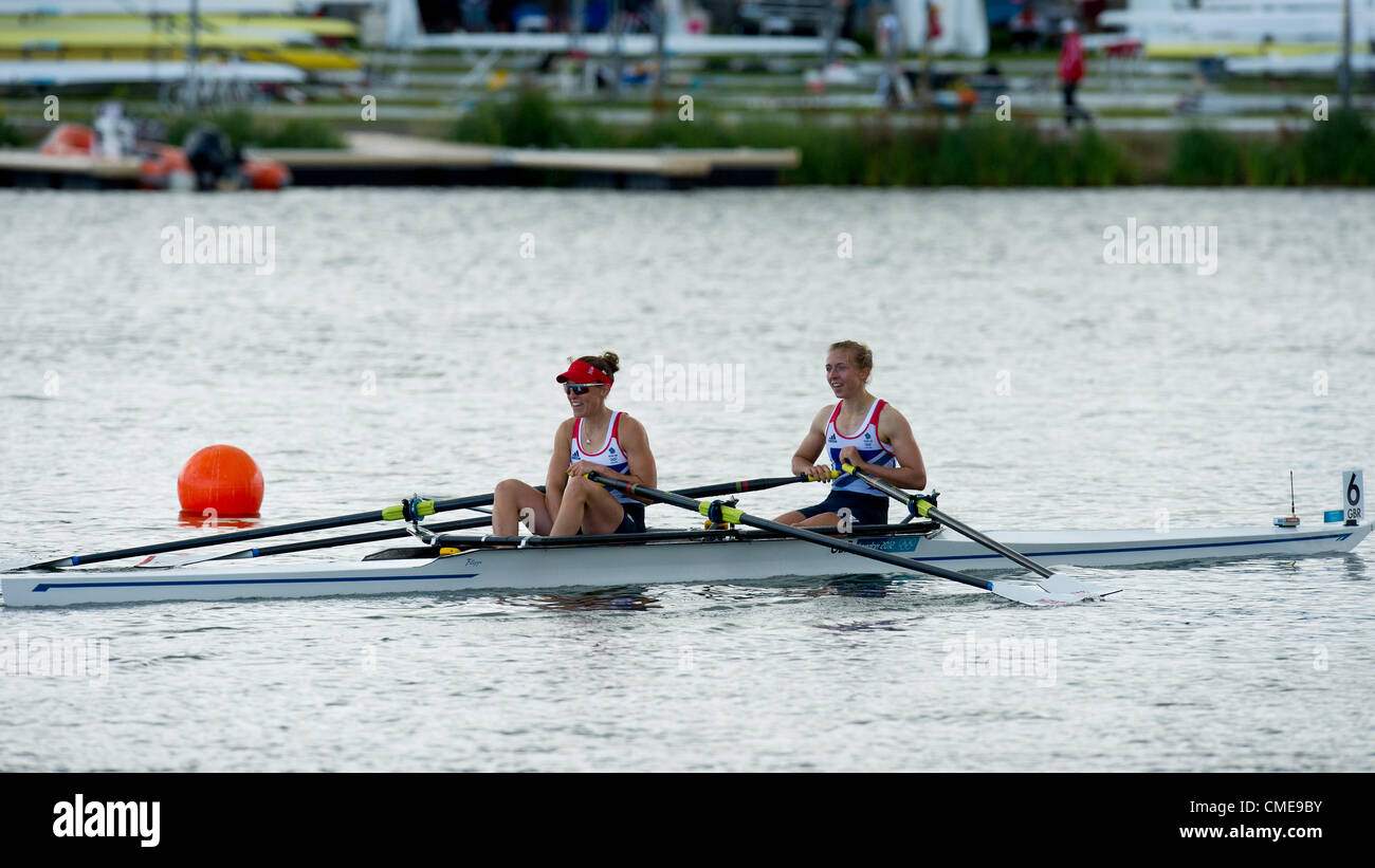 29.07.2012. Windsor, England. Great Britains Sophie Hosking and ...