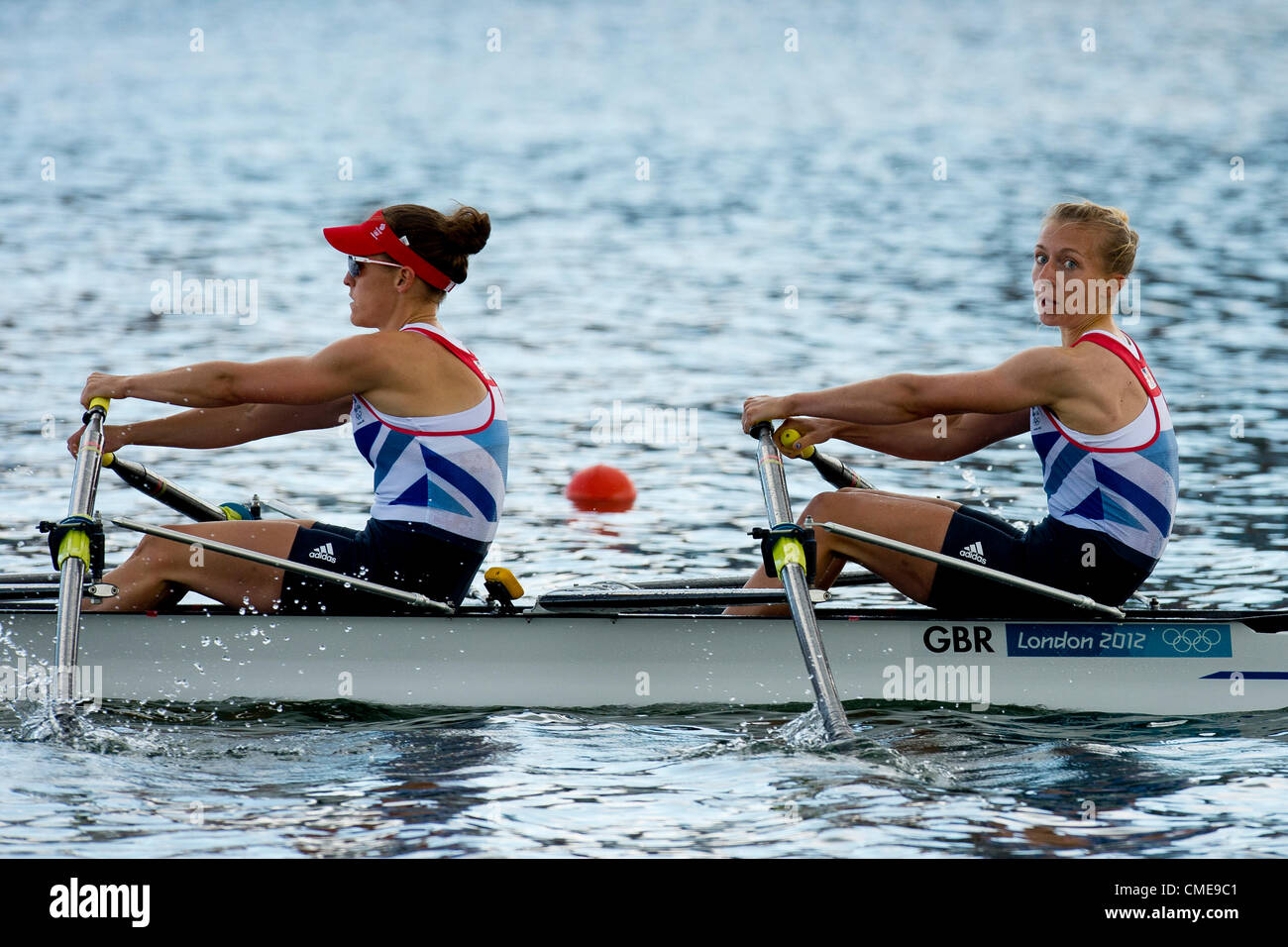 29.07.2012. Windsor, England. Great Britains Sophie Hosking and ...