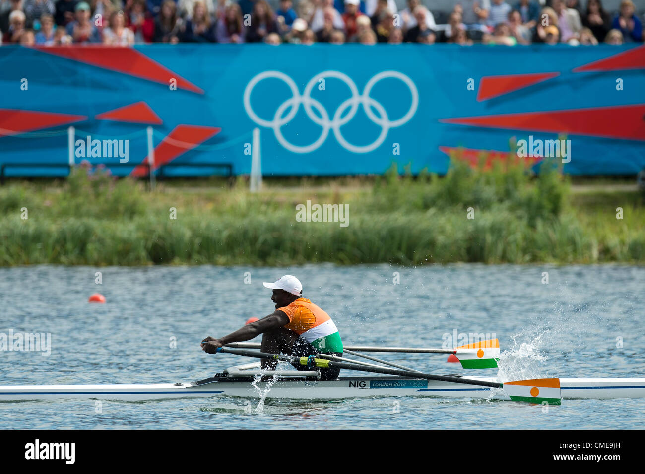 29.07.2012. Windsor, England. Nigerian Hamadou Djibo Issaka (NIG ...