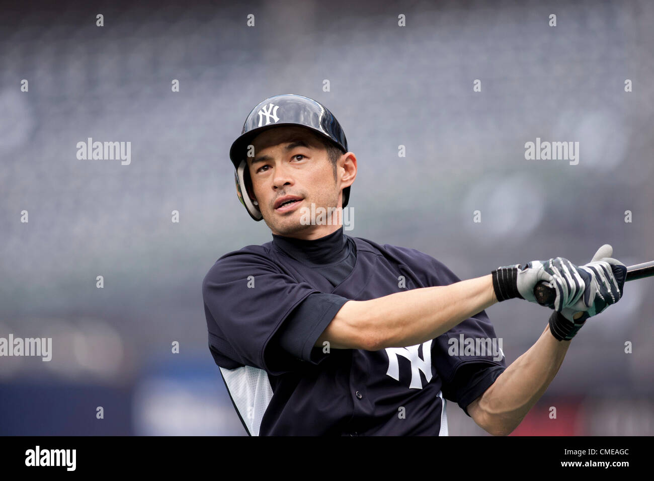 Ichiro Suzuki (Yankees), JULY 27, 2012 - MLB : New York Yankees Ichiro ...