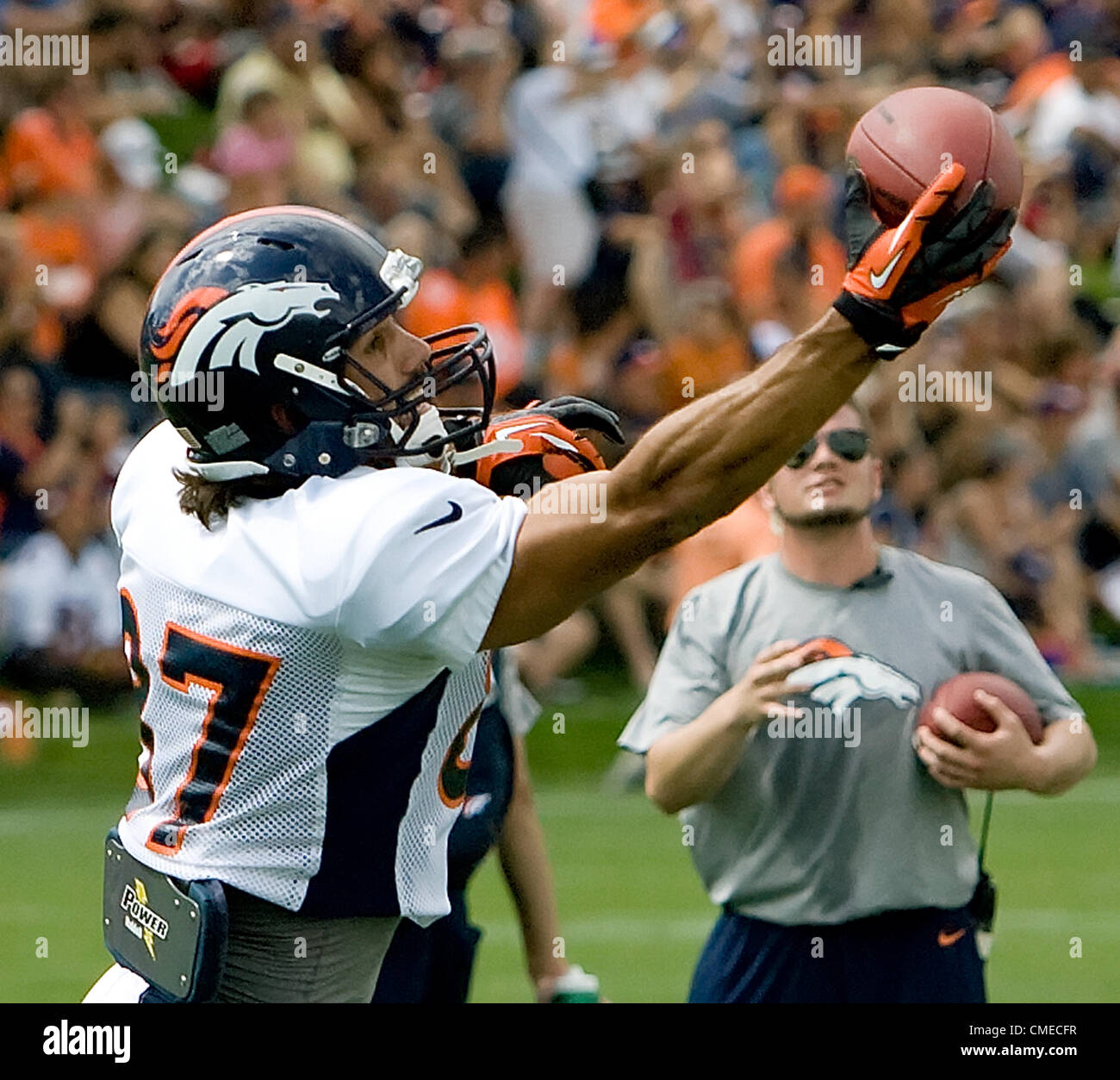 July 29, 2012 - Englewood, CO, USA - Denver Broncos WR ERIC DECKER ...
