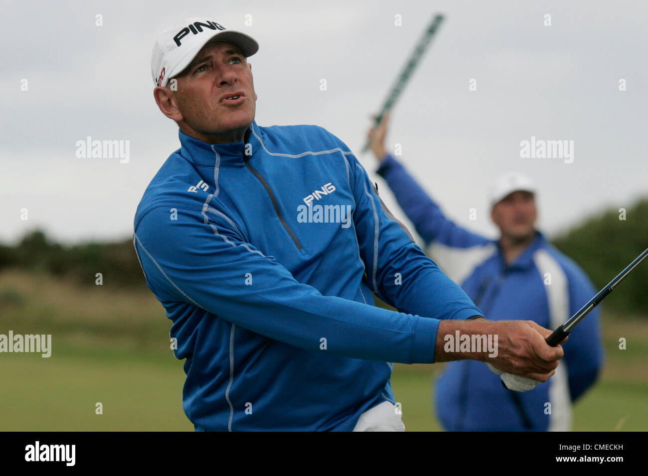 29.07.2012 Ayrshire, Scotland. Peter FOWLER in action during the The ...
