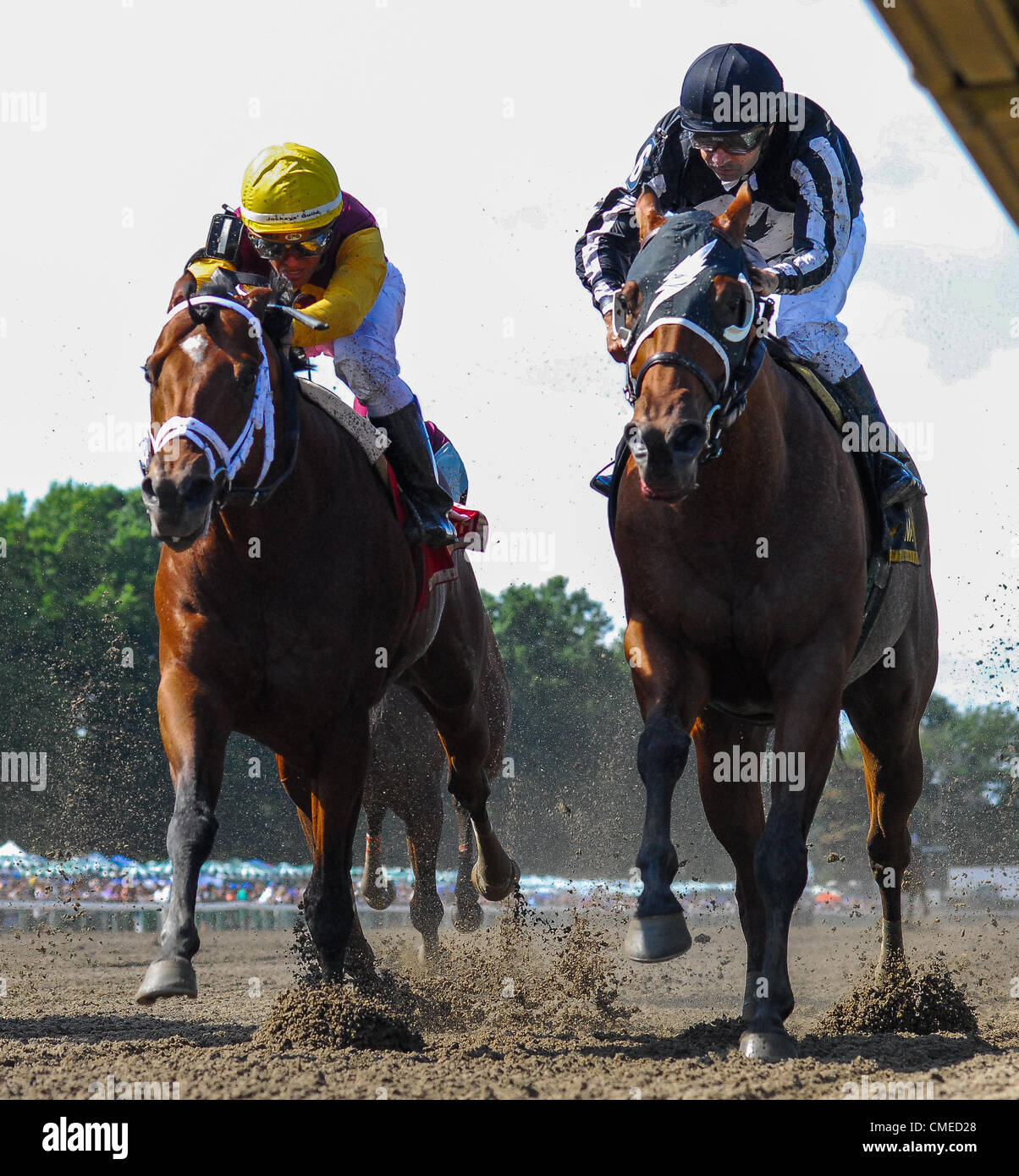July 29, 2012 - Oceanport, New Jersey, U.S. - Royal Currier, with Joe ...