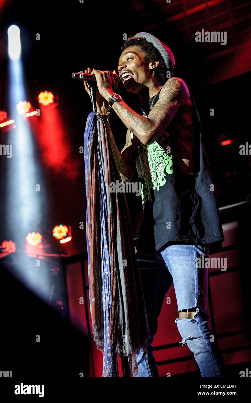 July 29, 2012 - Toronto, Ontario, Canada - American rapper WIZ KHALIFA ...