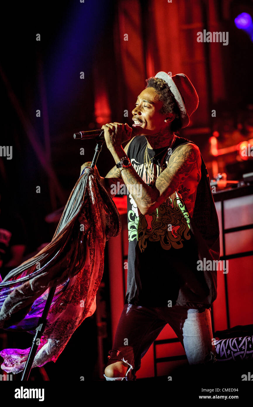 July 29, 2012 - Toronto, Ontario, Canada - American rapper WIZ KHALIFA ...