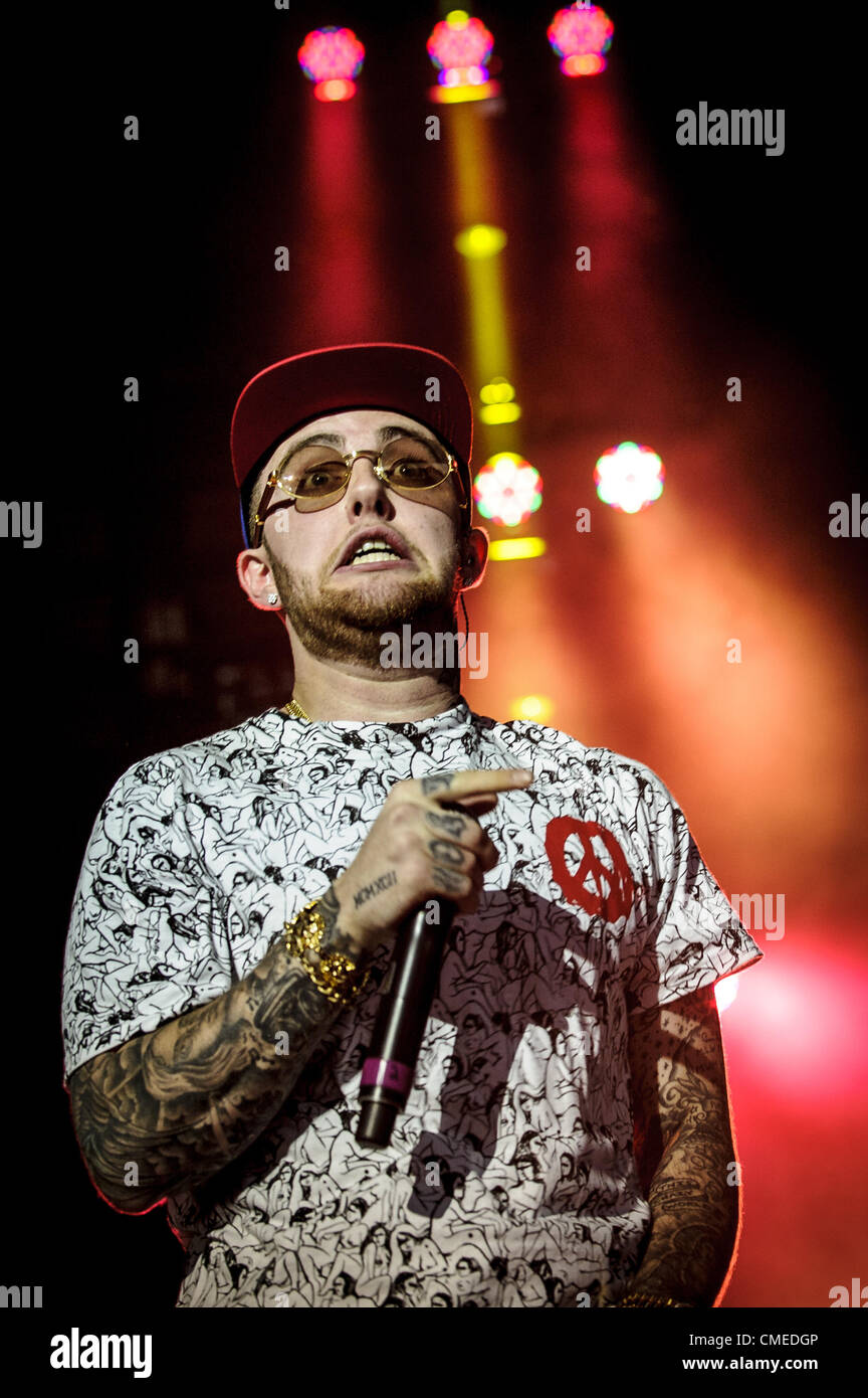 July 29, 2012 - Toronto, Ontario, Canada - American rapper MAC MILLER ...