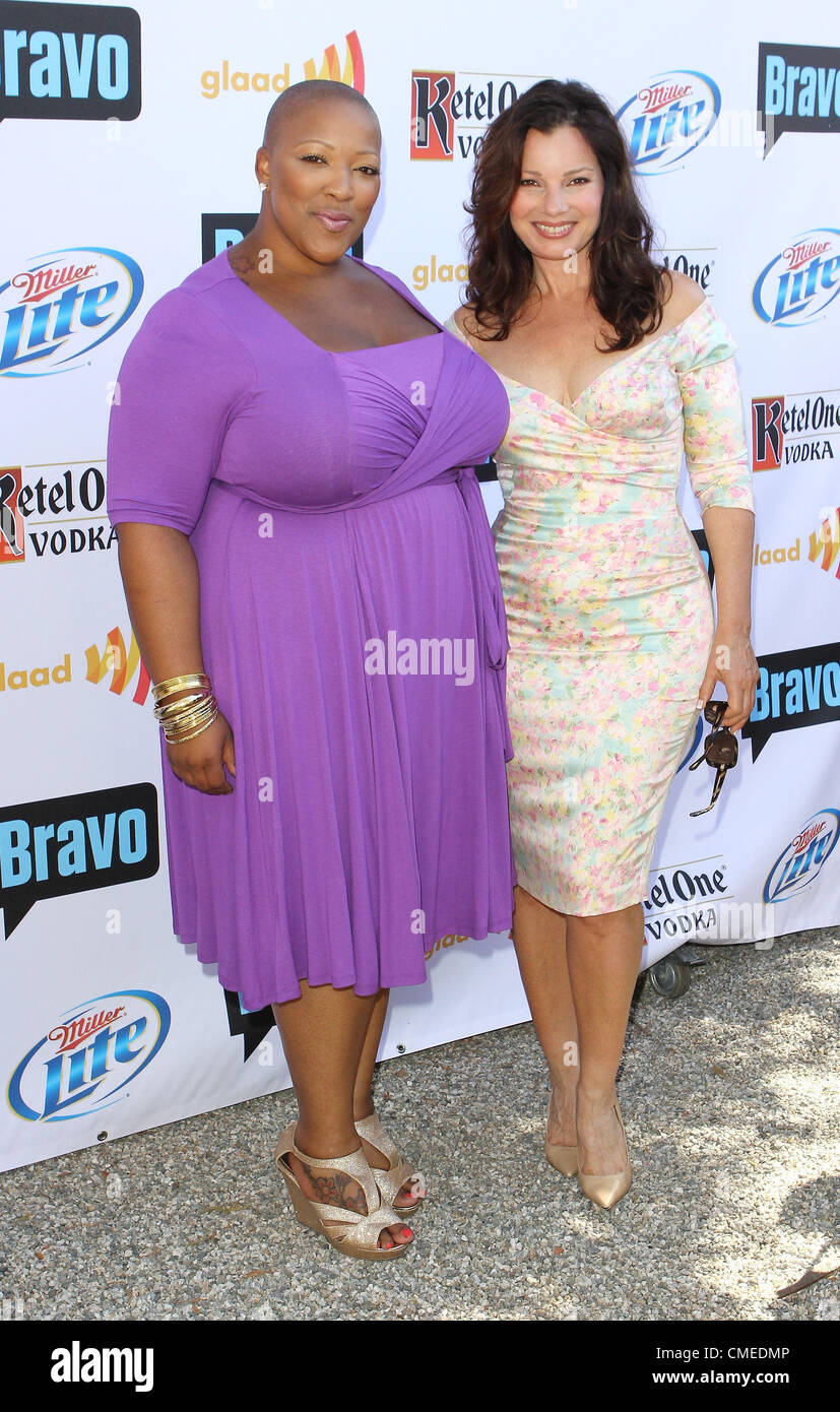 July 29, 2012 - Los Angeles, California, U.S. - Frenchie Davis; Fran ...