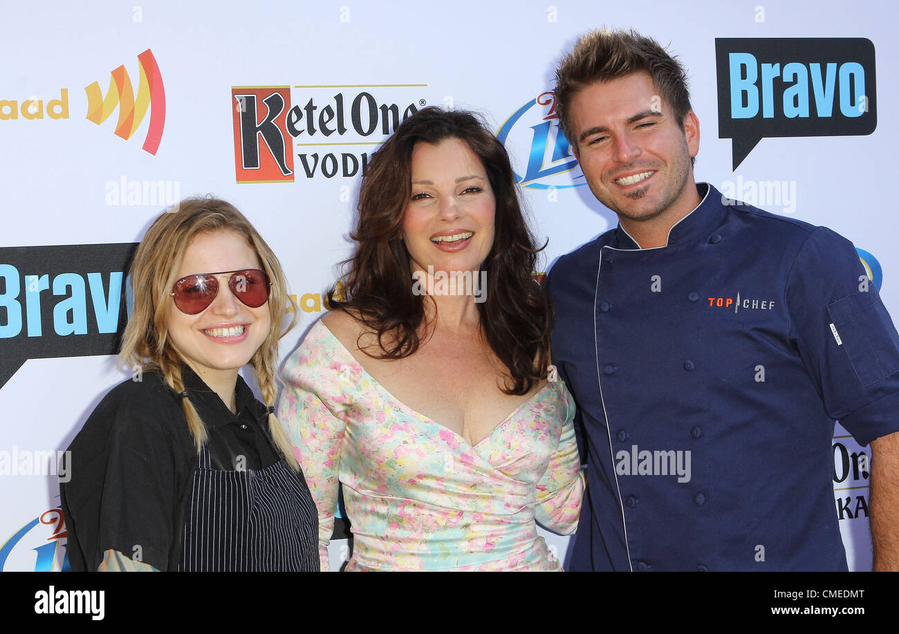 July 29, 2012 - Los Angeles, California, U.S. - Jamie Lauren; Fran ...