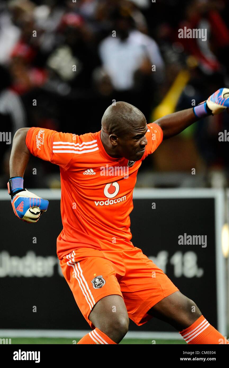 JOHANNESBURG, SOUTH AFRICA - JULY 28, Senzo Meyiwa during the Carling ...