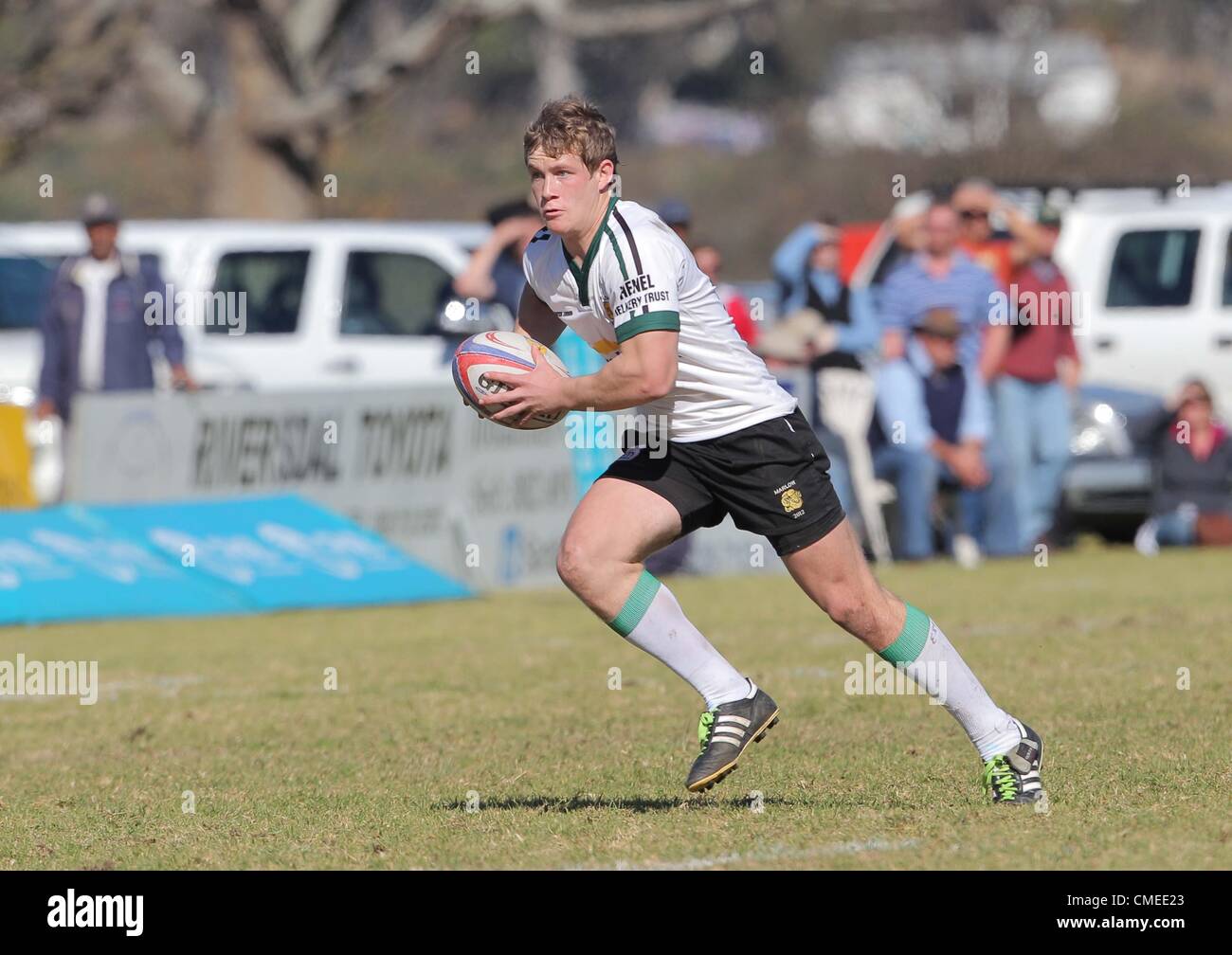 RIVERSDAL, SOUTH AFRICA - JULY 28, Marlow wing Norvan du Preez during ...