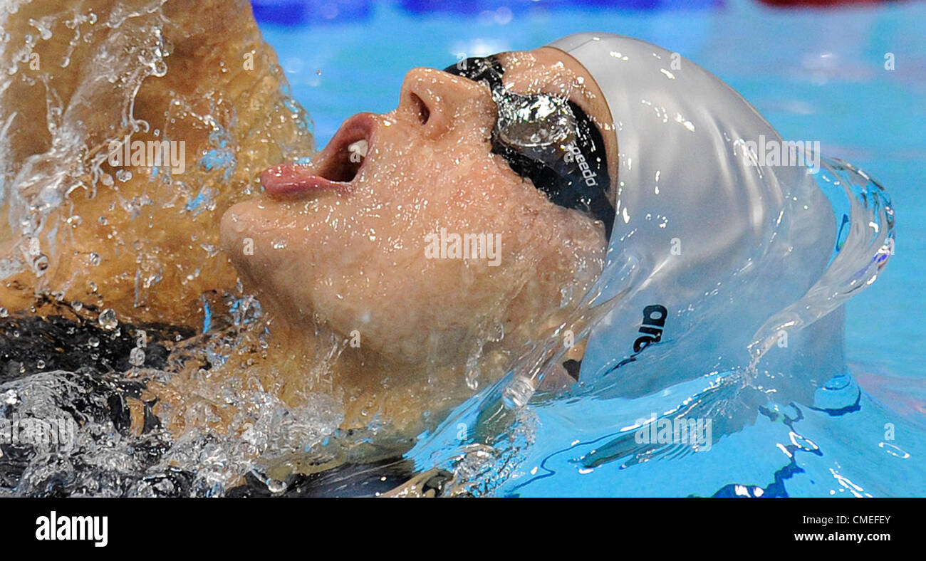 100 meter backstroke hi-res stock photography and images - Alamy