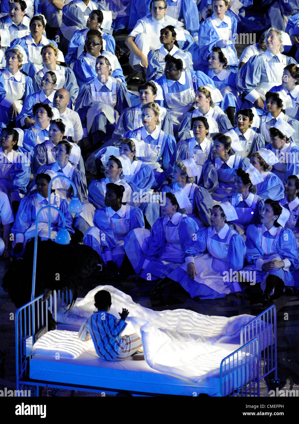 2012 summer olympics opening ceremony hi-res stock photography and ...