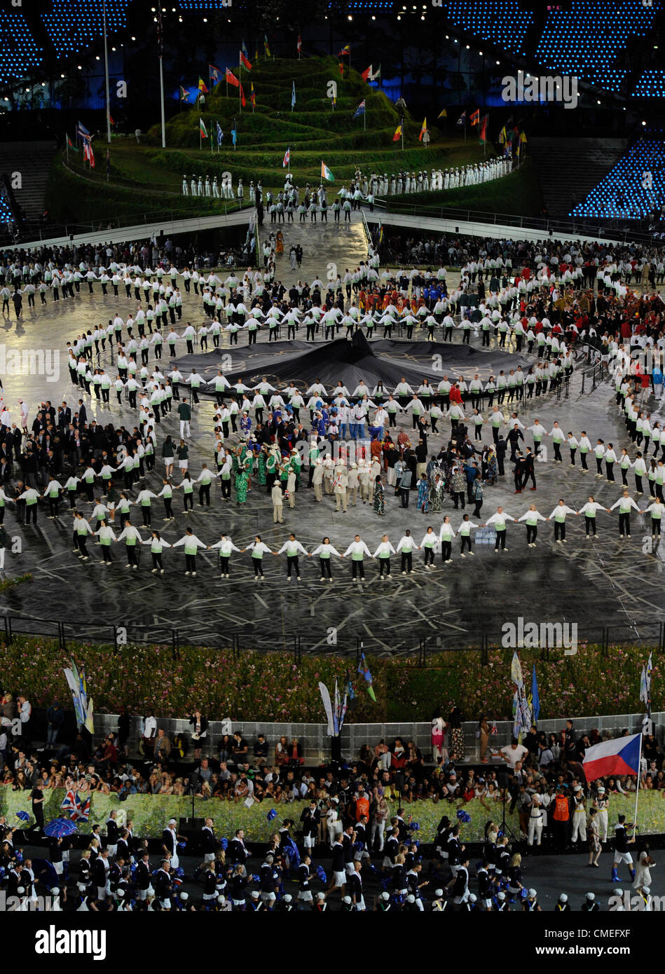 2012 summer olympics opening ceremony hi-res stock photography and ...