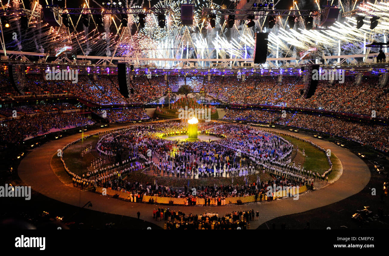 2012 summer olympics opening ceremony hi-res stock photography and ...