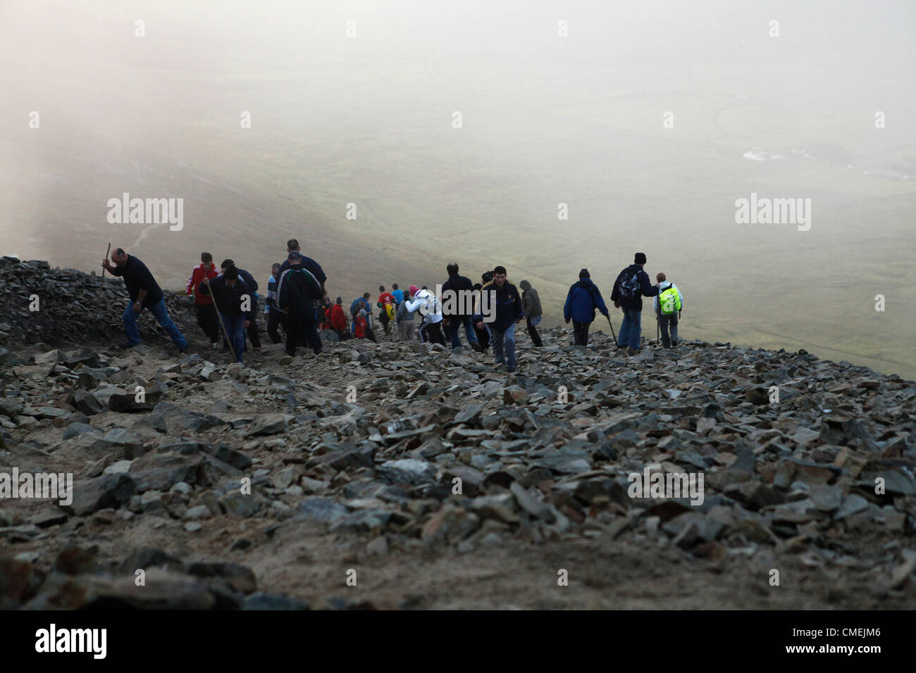Croagh patrick climb pilgrimage hi-res stock photography and images - Alamy