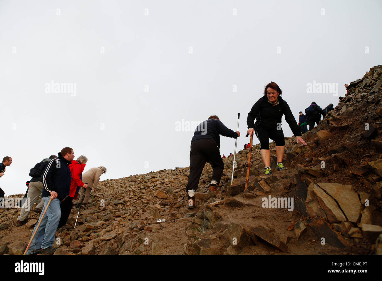 Croagh patrick climb pilgrimage hi-res stock photography and images - Alamy