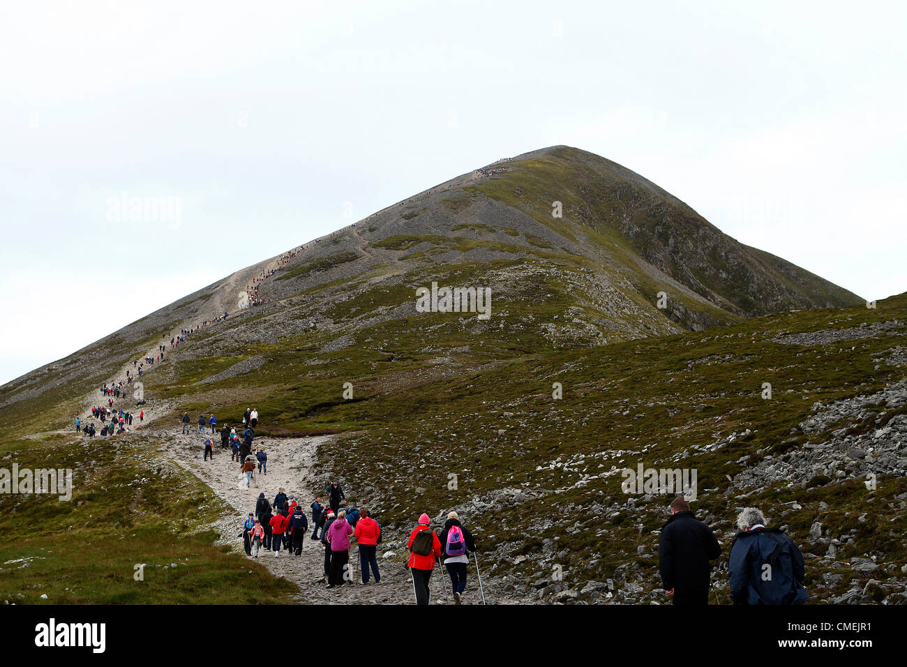 MAYO, Ireland, 29th July 2012: The annual pilgrimage to Mt Croagh ...