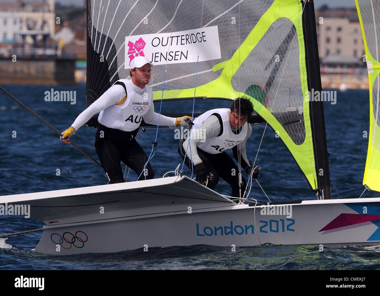 Olympic Sailing, action during the London 2012 Olympic Games at the ...