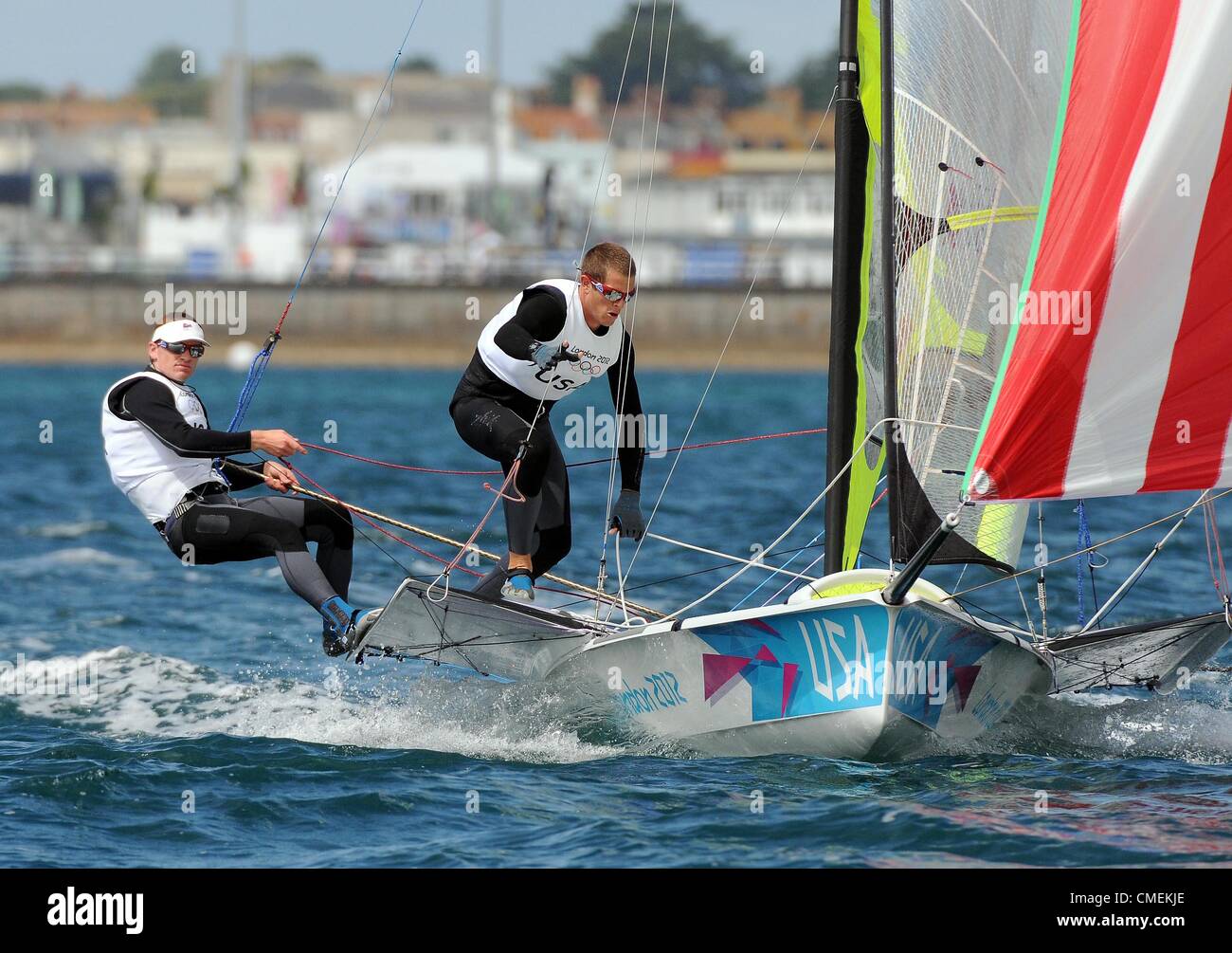 Olympic Sailing, action during the London 2012 Olympic Games at the ...