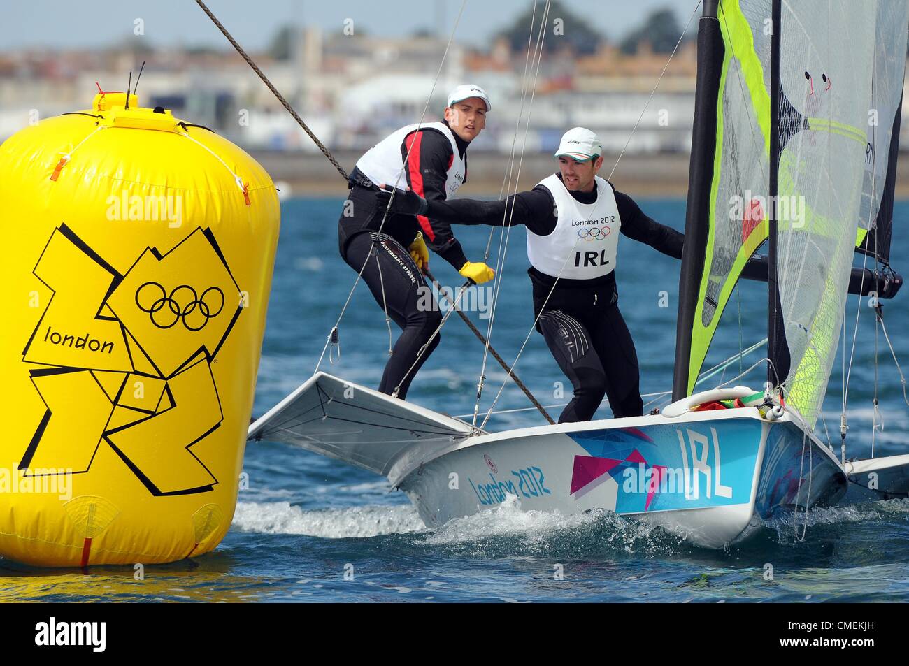 Olympic Sailing, action during the London 2012 Olympic Games at the ...