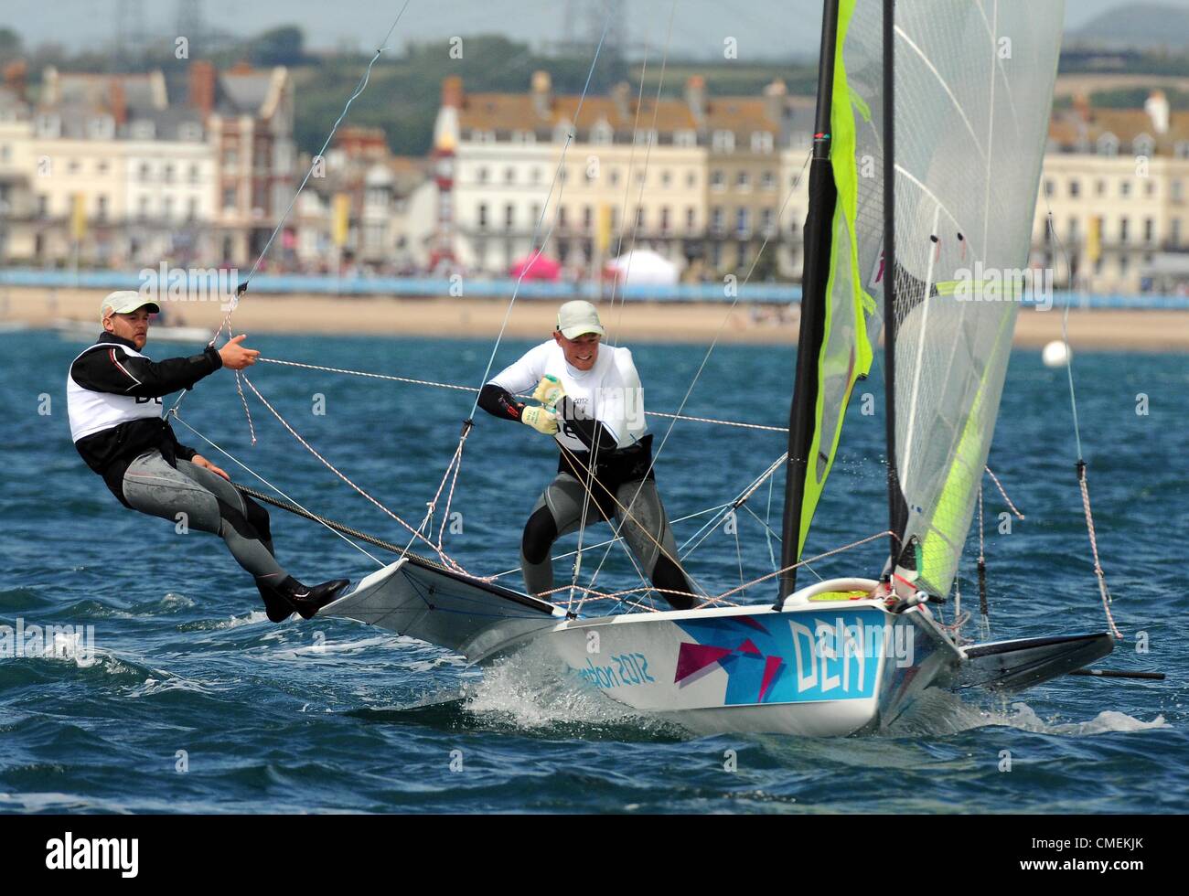 Olympic Sailing, action during the London 2012 Olympic Games at the ...