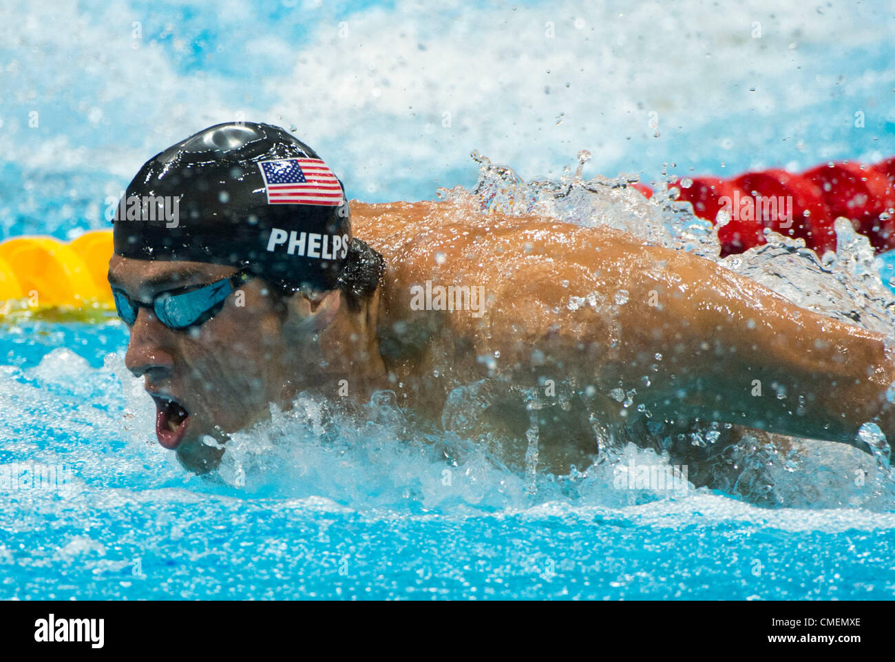 Michael phelps olympics 2012 hi-res stock photography and images - Alamy