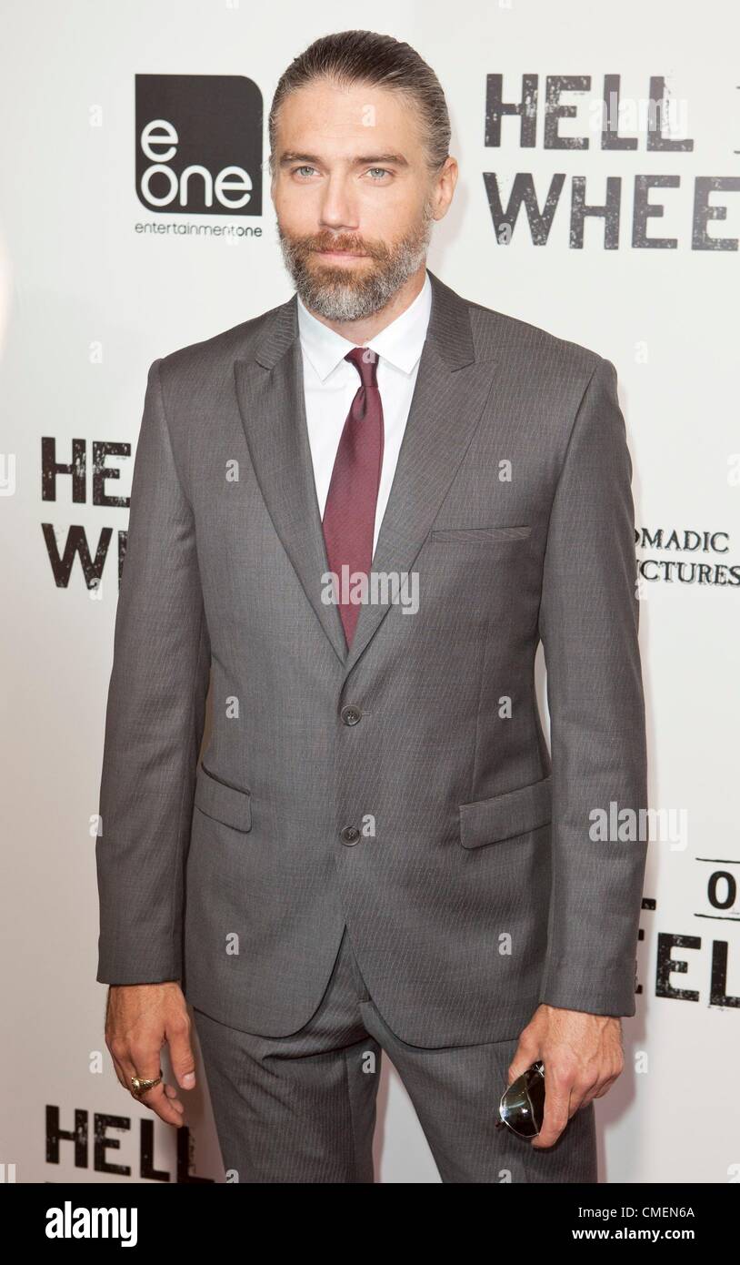 Anson Mount at arrivals for HELL ON WHEELS Season Two Premiere ...