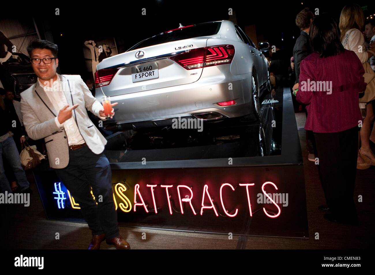 July 30, 2012 - San Francisco, California, U.S. - The new 2013 Lexus LS ...