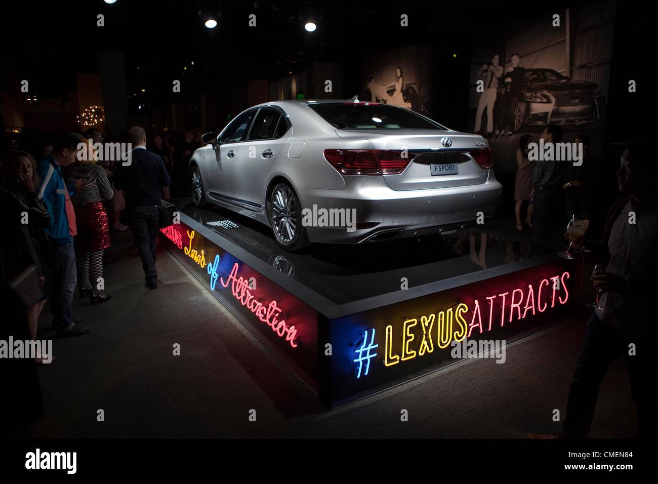 July 30, 2012 - San Francisco, California, U.S. - The new 2013 Lexus LS ...