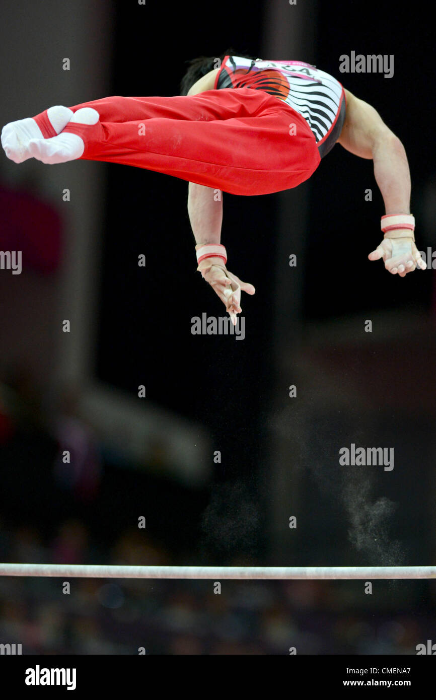 Kohei Uchimura (JPN), JULY 30, 2012 - Artistic Gymnastics : Men's Qualification Horizontal Bar ...