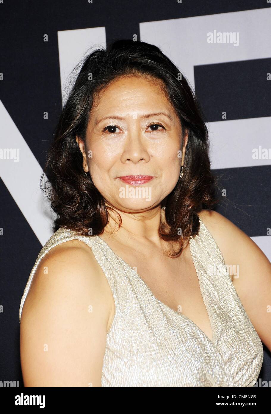 Madeleine Nicolas at arrivals for THE BOURNE LEGACY Premiere, The Ziegfeld Theatre, New York, NY ...