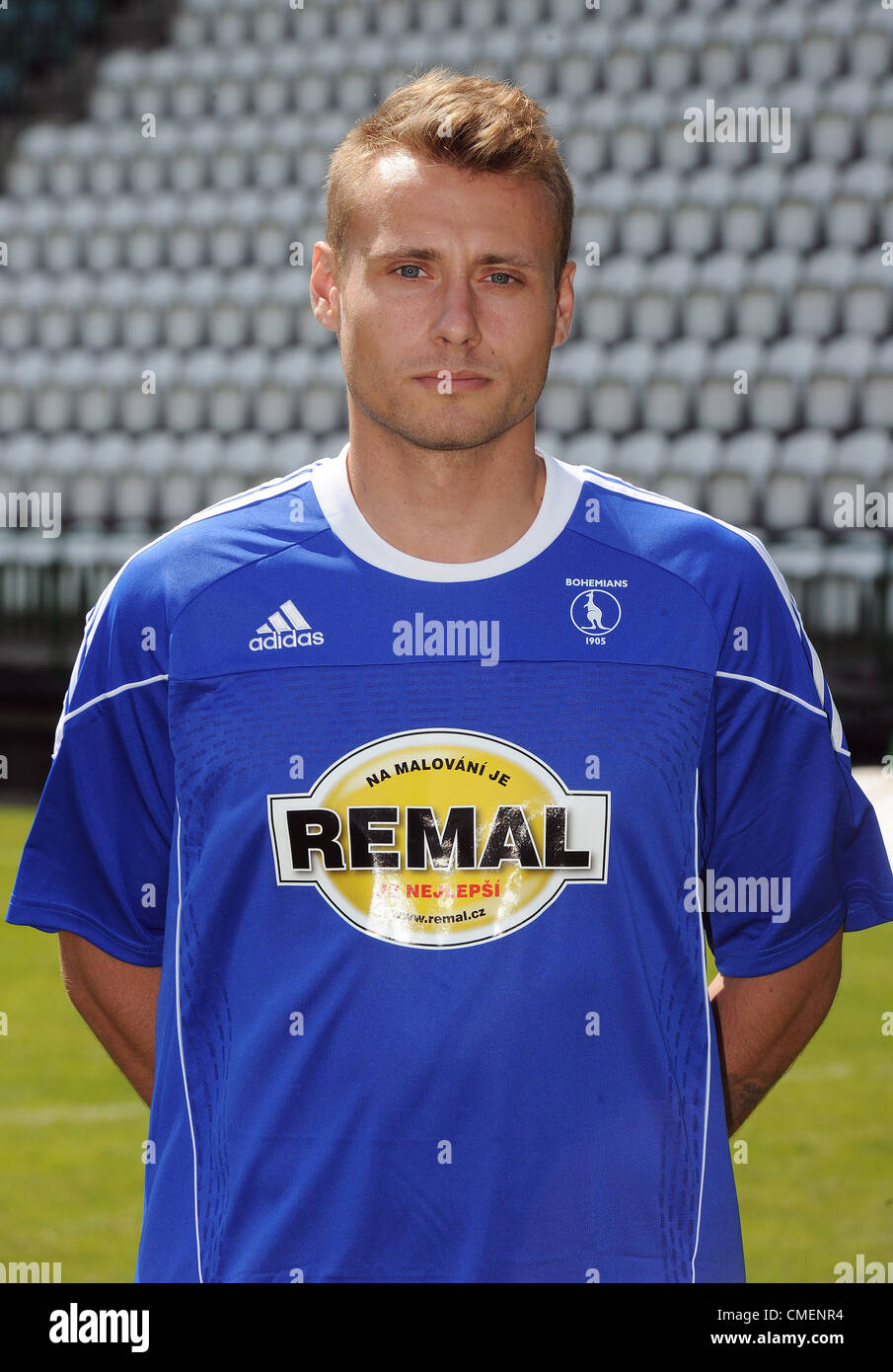 Jiri Havranek, soccer player, goalkeeper, Bohemians 1905, July 30, 2012 ...
