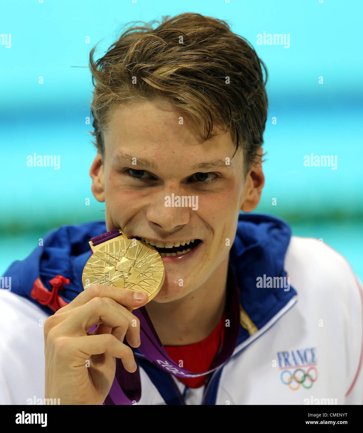 YANNICK AGNEL FRANCE STRATFORD LONDON ENGLAND 30 July 2012 Stock Photo ...