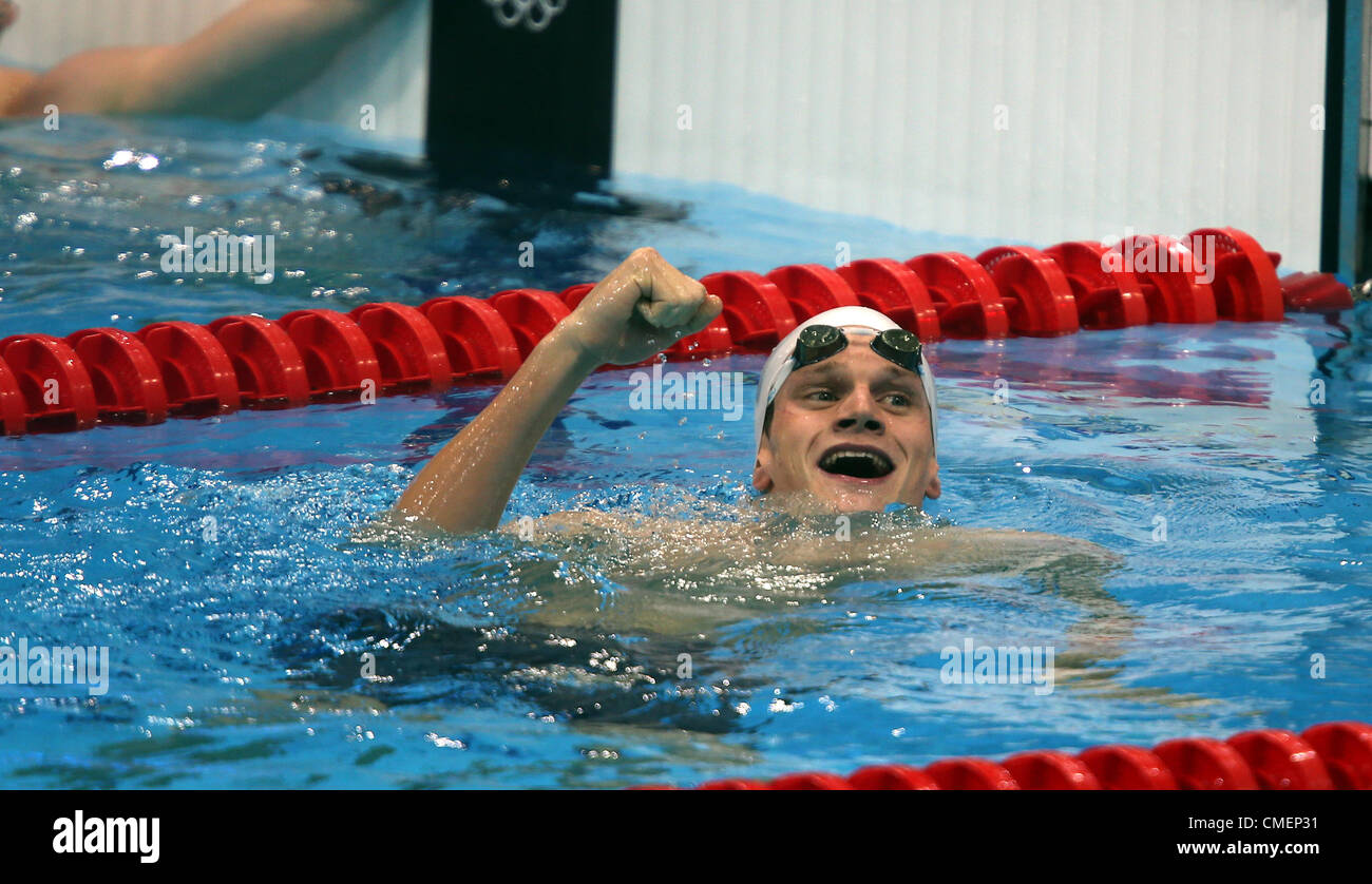 YANNICK AGNEL FRANCE STRATFORD LONDON ENGLAND 30 July 2012 Stock Photo ...
