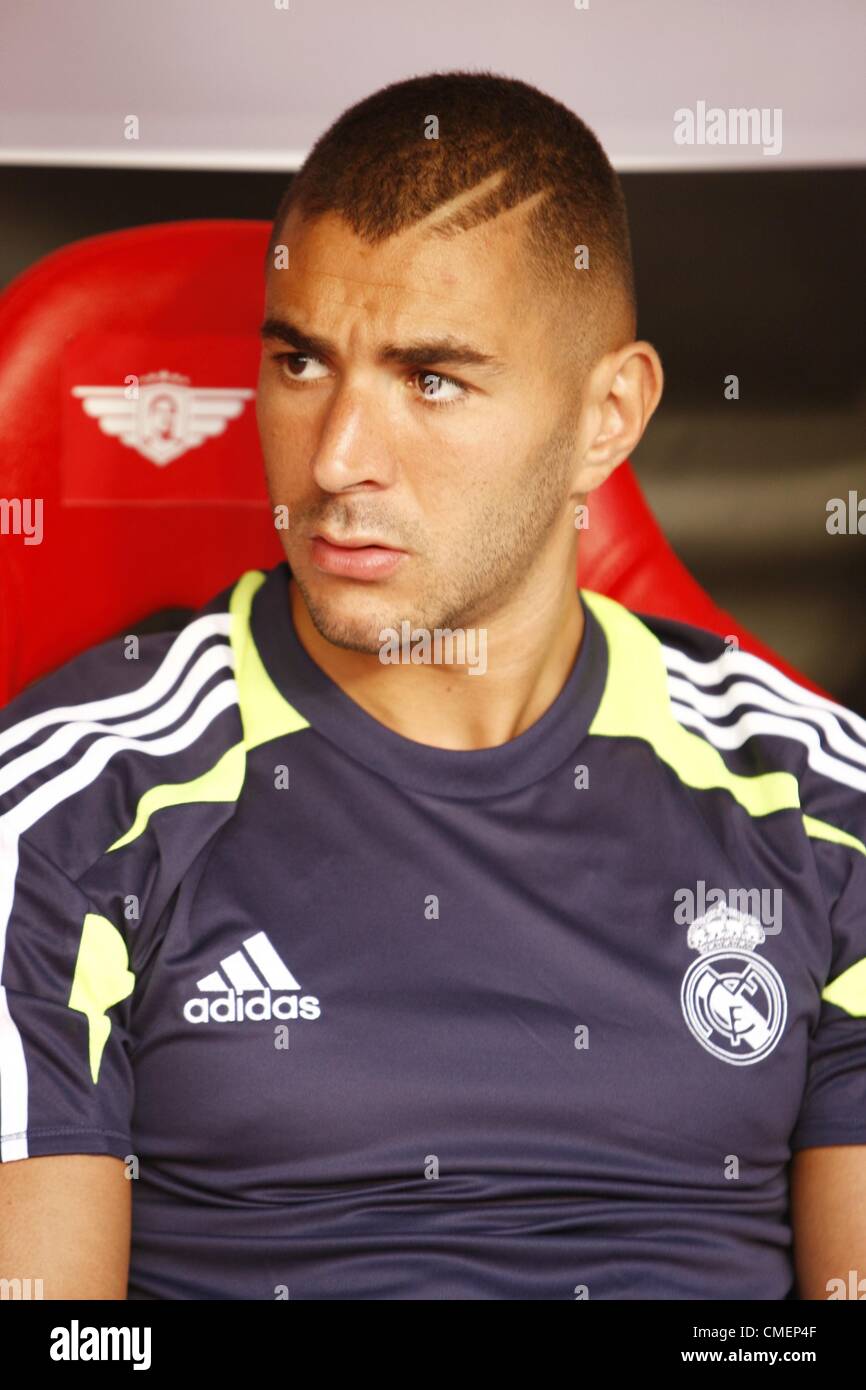 Karim Benzema (Real), JULY 27, 2012 - Football / Soccer : Head shot of ...