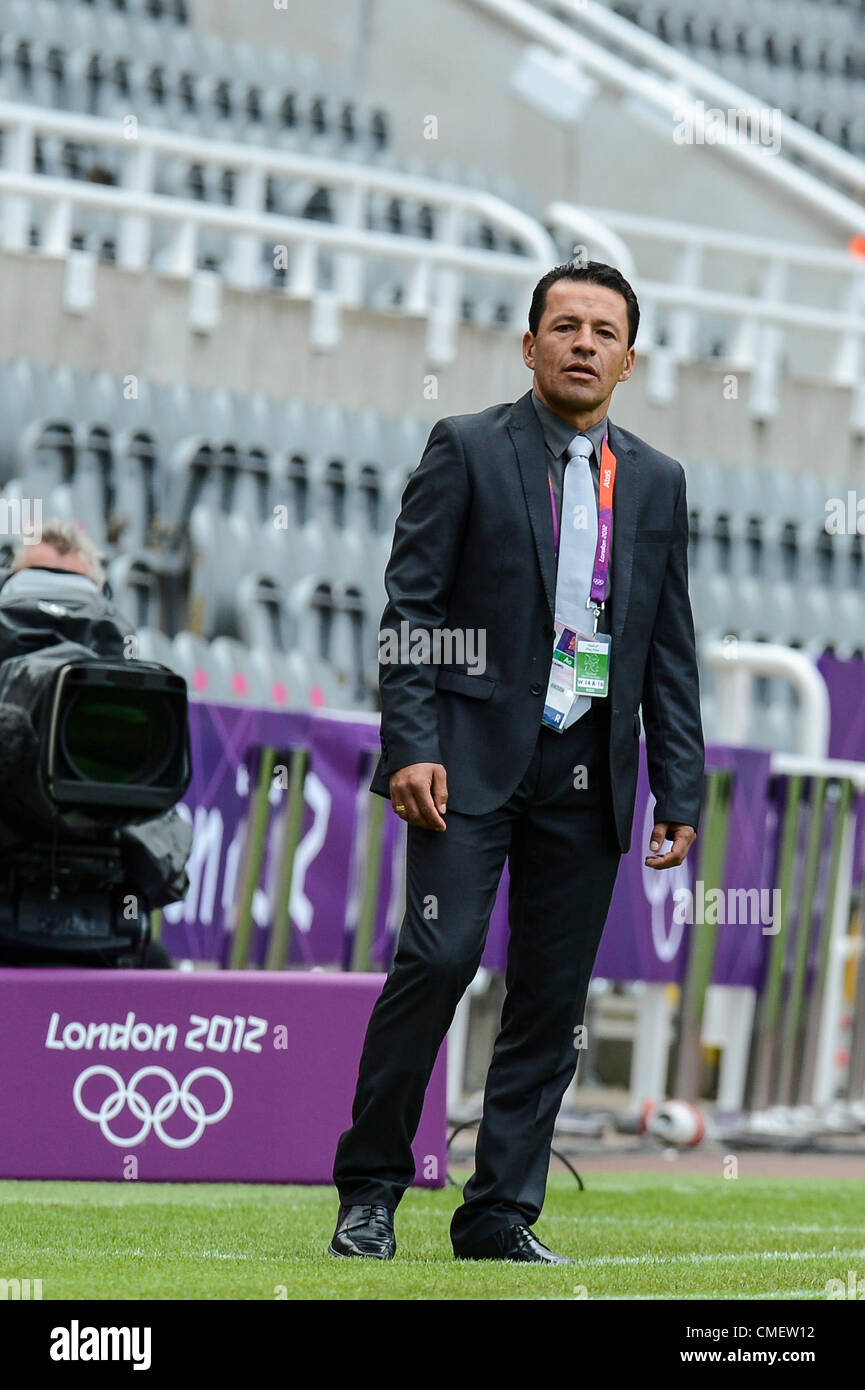 28.07.2012 Newcastle, England. Columbian Coach Ricardo Rozo during the ...