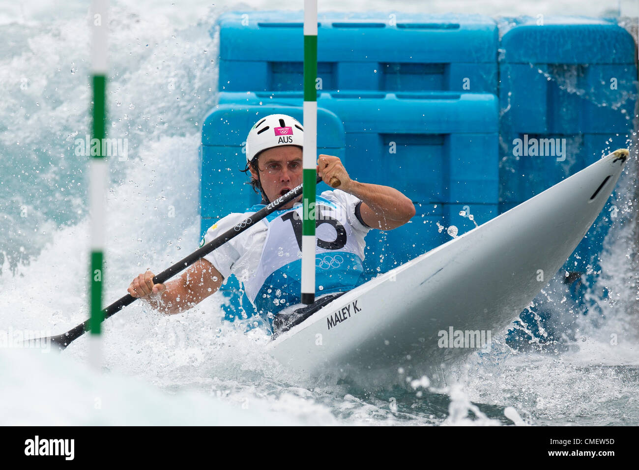 31.07.2012. Waltham Cross, England. Australias Kynan Maley (AUS ...