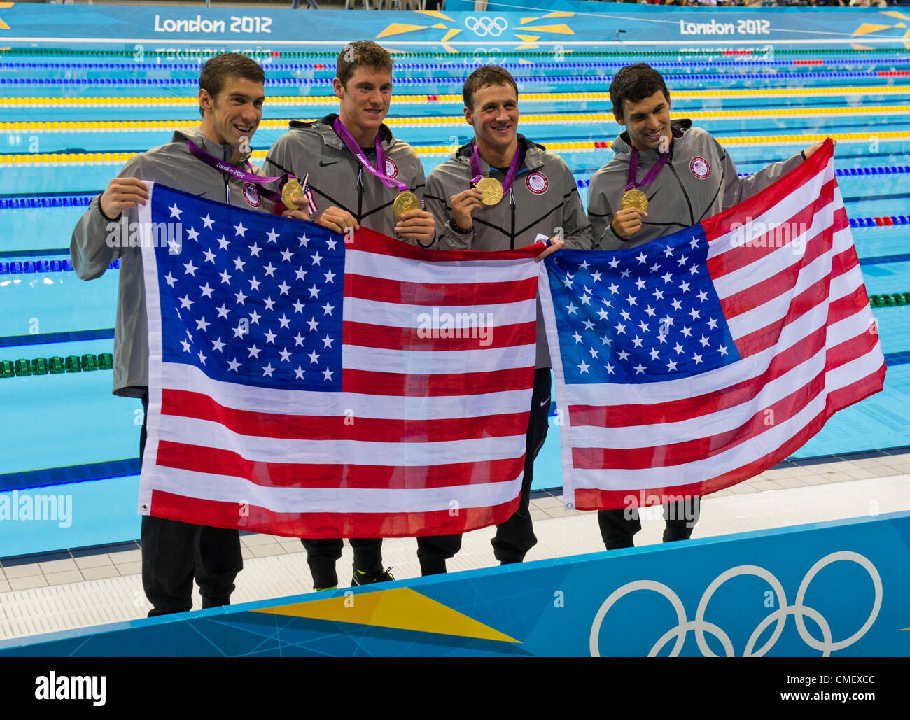 Michael phelps olympics medals hi-res stock photography and images - Alamy