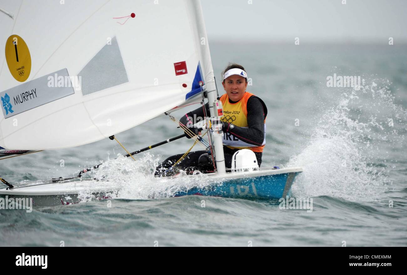 London 2012 Olympics: Sailing, action during the London 2012 Olympic ...
