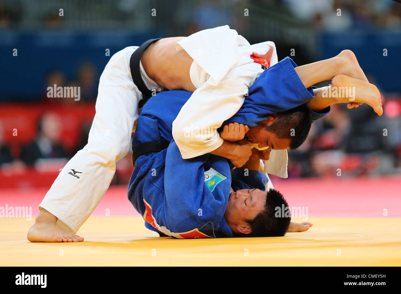 (L to R) Masashi Ebinuma (JPN), Sergey Lim (KAZ), JULY 29, 2012 - Judo ...
