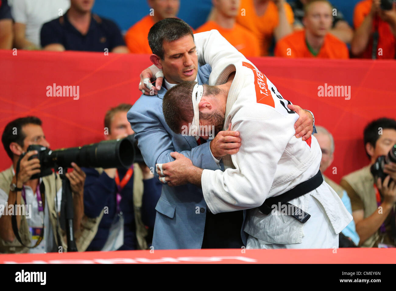 Travis Stevens (USA), JULY 31, 2012 - Judo : Men's -81kg Semi-final at ExCeL during the London ...