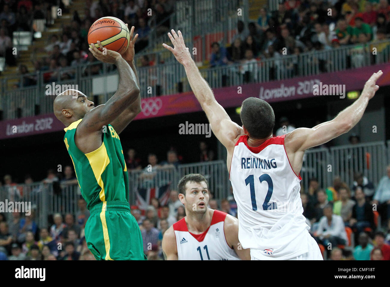 31.07.2012. London, England. 2012 Olympic Basketball tournament. Brazil ...