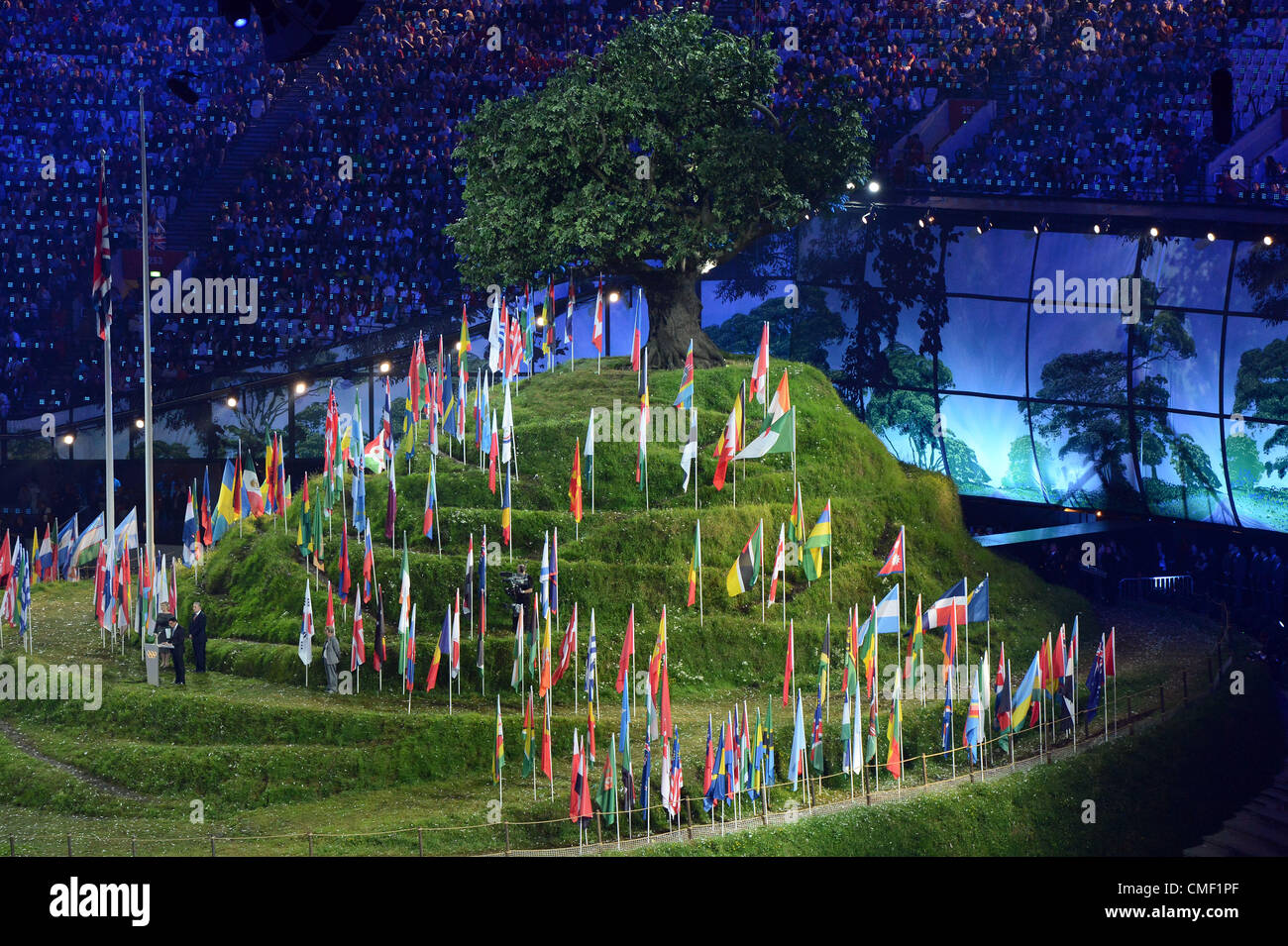 Olympics opening ceremony flags hi-res stock photography and images - Alamy