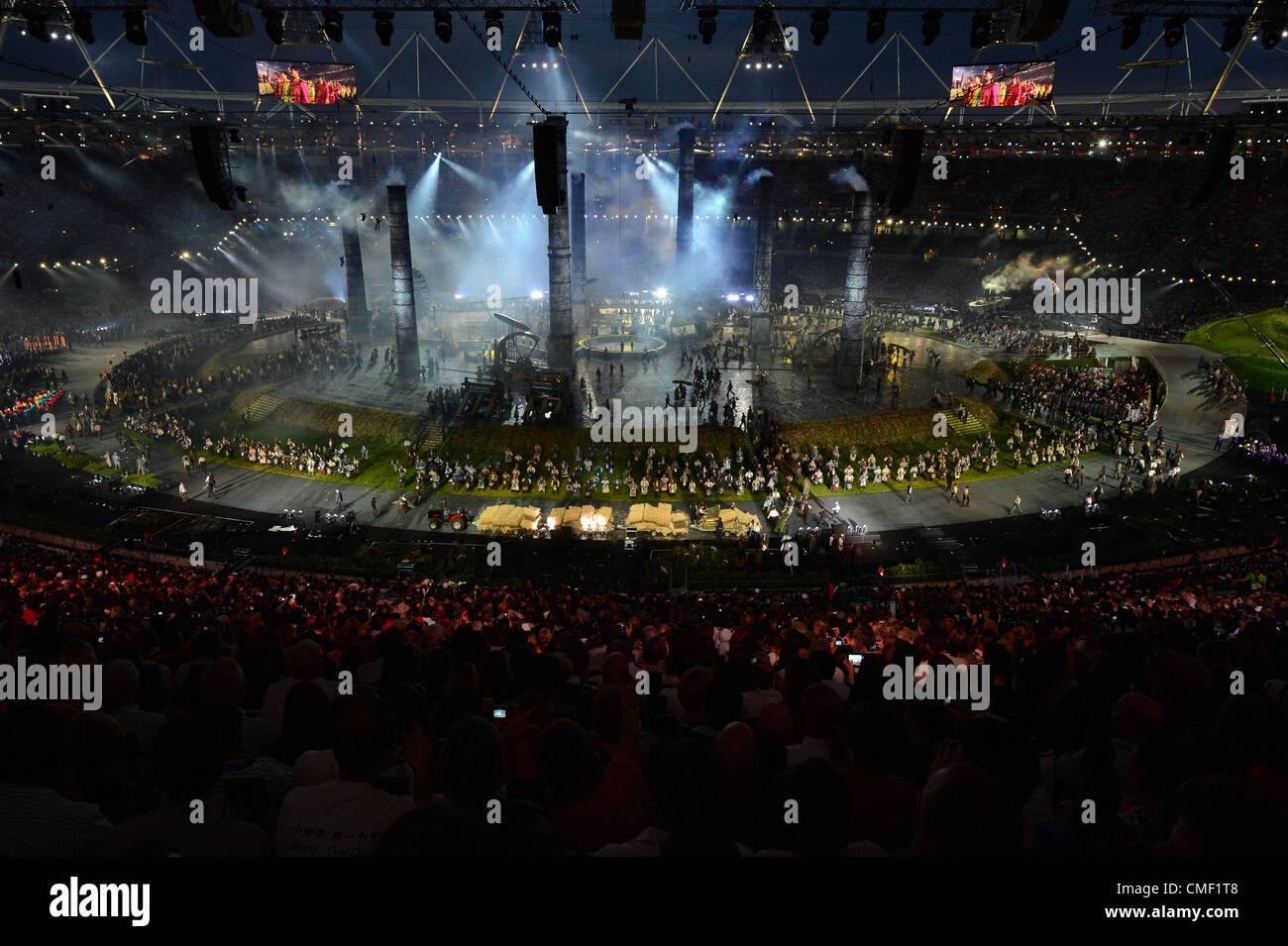 LONDON, ENGLAND - JULY 27, a general view during London Olympics ...