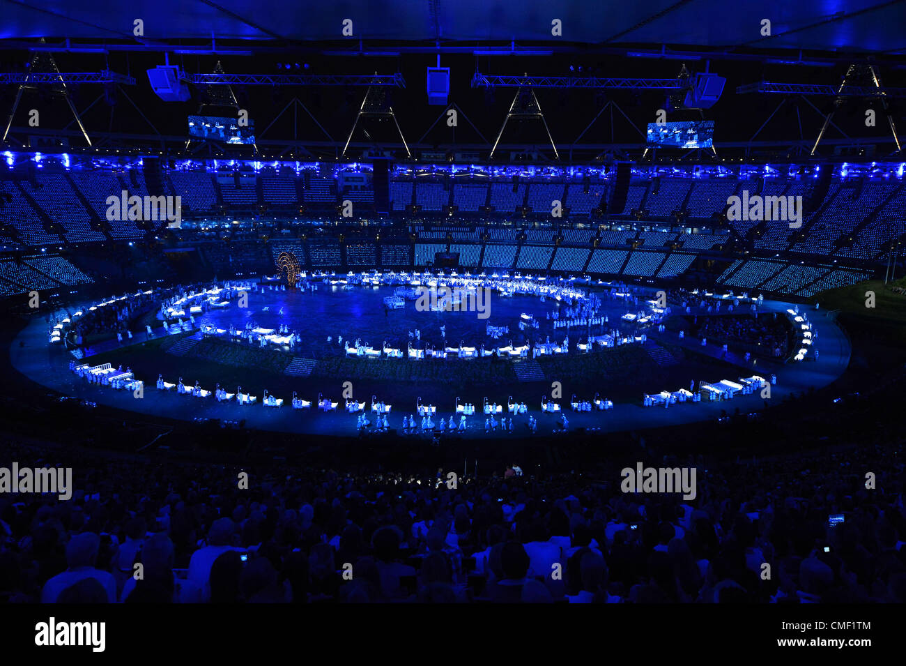 LONDON, ENGLAND - JULY 27, a general view during London Olympics ...
