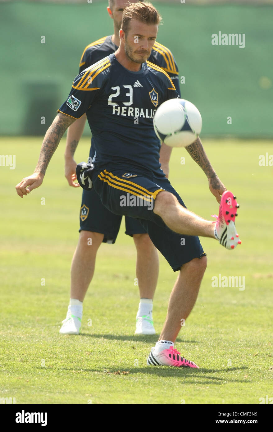 DAVID BECKHAM DAVID BECKHAM BACK IN LOS ANGELES CARSON LOS ANGELES ...